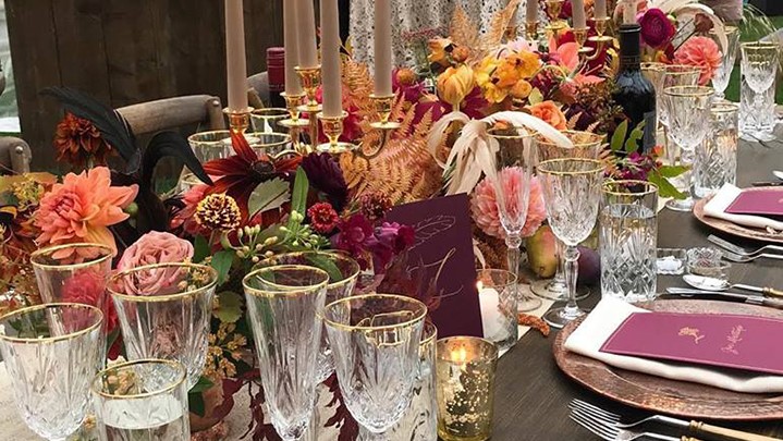 Enchanting | Sneak Peek Of Fabulous Fall Wedding Reception Tent